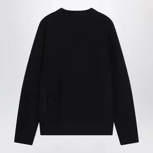 Moncler Wool Sweater With Logo Patch