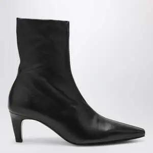 JUDE Cave Ankle Boots In Leather - Black