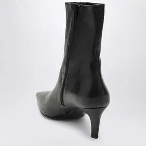 JUDE Cave Ankle Boots In Leather - Black