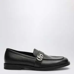 Gucci Brushed Leather Loafers With Double G