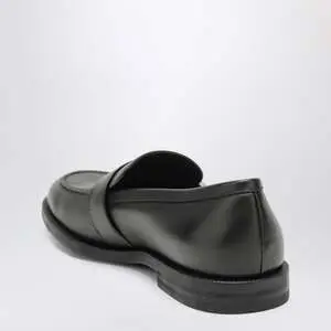 Gucci Brushed Leather Loafers With Double G