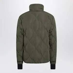 Moncler Khaki Quilted Down Jacket