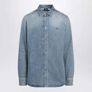 Gucci Light Faded-effect Denim Shirt - Blue