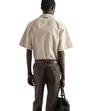 Prada Hort-leeved Cotton Hirt