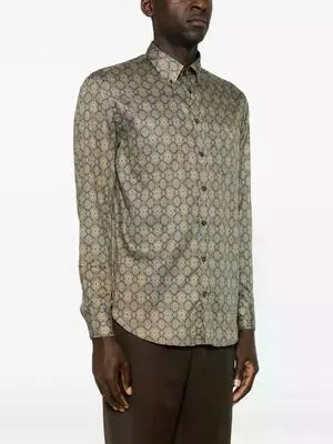 Etro Geometric-print Button-down Shirt