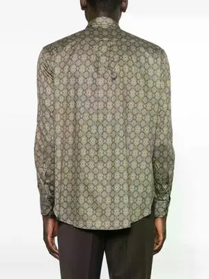 Etro Geometric-print Button-down Shirt