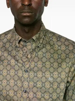 Etro Geometric-print Button-down Shirt