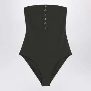 TOTEME Strapless One-piece Swimsuit Dark - Green