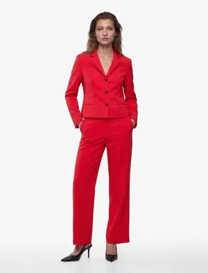 Koton Long Sleeve Double Face Notched Blazer