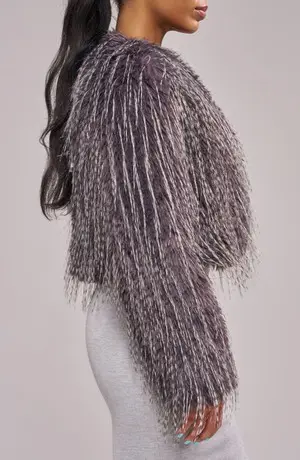 AZALEA WANG Vetra Faux Fur Jacket