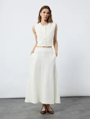 Koton Maxi Flared Skirt