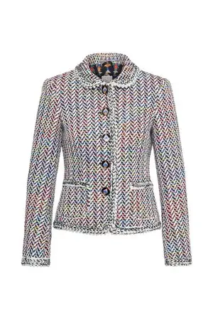 MAISON COMMON Tweed Jacket With Patch Pockets - Multicolour