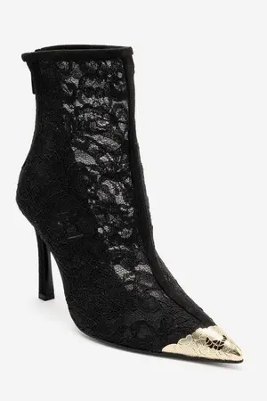 PROLOGUE SHOES Cliff Lace Stiletto Boot