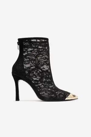 PROLOGUE SHOES Cliff Lace Stiletto Boot