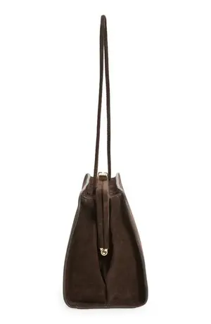 LOEFFLER RANDALL Zella Suede Leather Clutch