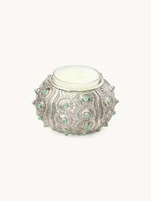 FD GALLERY Contemporary Sterling Silver And Chrysoprase Sea Urchin Tea Light Candle Holder Patrick Mavros - Assorted 1