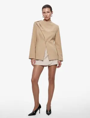 Koton Regular Fit Wrap Mini Skort