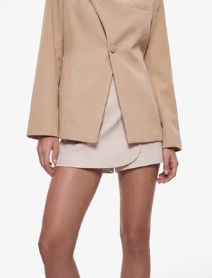 Koton Regular Fit Wrap Mini Skort