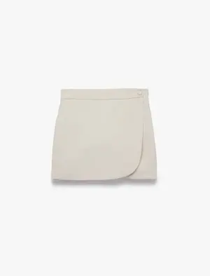 Koton Regular Fit Wrap Mini Skort
