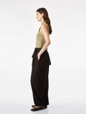 Koton Relaxed Crinkled Jersey Balloon Pants