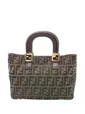 Fendi 20th Century Zucca Canvas Handbag