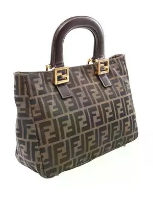 Fendi 20th Century Zucca Canvas Handbag