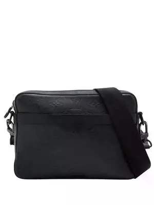 LOUIS VUITTON 2021-2026 Monogram Shadow Trio Messenger Crossbody Bag - Black