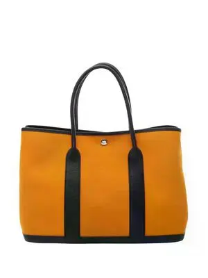 Hermès 2017 Toile And Negonda Garden Party 36 Tote Bag - Orange