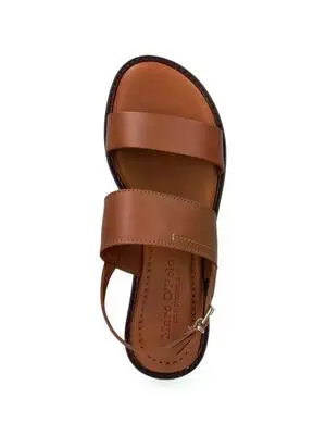 Marc O'polo Buckle-fastening Leather Flat Sandals