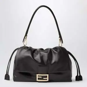 Fendi Baguette Soft Large Bag - Black