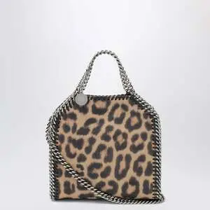 Stella McCartney Leopard-print Micro Falabella Tote Bag - Multicolor