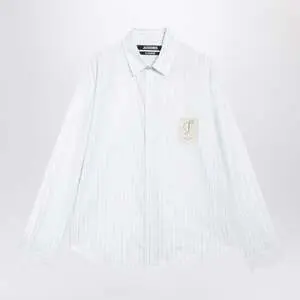 Jacquemus White Striped Simon Cotton Shirt