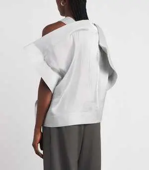 Issey Miyake One-shoulder Mercury Shirt