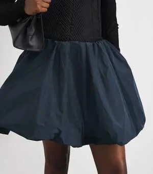 Issey Miyake Correlation Balloon Mini Skirt
