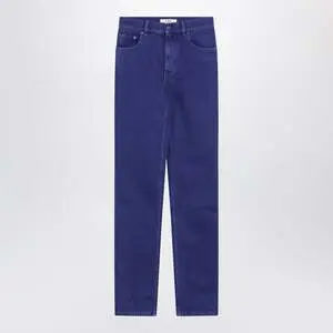 Chloé Royal Indigo Jeans In Cotton Denim