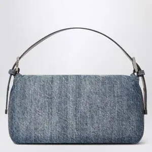 Fendi Baguette 26424 Light Denim Bag - Blue