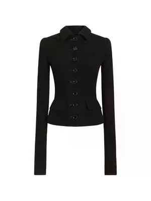 Dolce & Gabbana Single-breasted Wool Cloth Jacket