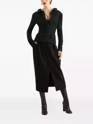 Dolce & Gabbana Single-breasted Wool Cloth Jacket