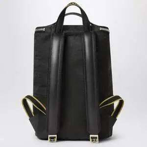 Fendi Tourist Rucksack In Superlight Ff Zucca Fabric - Black