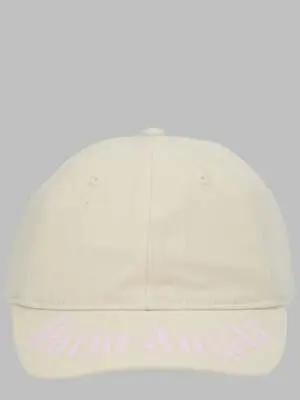 Palm Angels Mini Logo Baseball Cap - Ivory