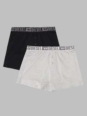 DIESEL® Cotton Stretch Underwear With Signature Elastic Band - Multicolour