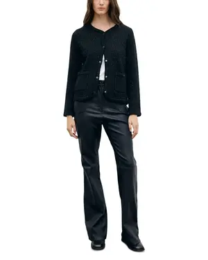 Gerard Darel Roda Patch Pocket Cardigan Sweater