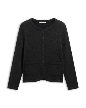 Gerard Darel Roda Patch Pocket Cardigan Sweater