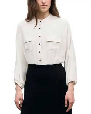 Gerard Darel Cassy Colorblocked Shirt Top Dress