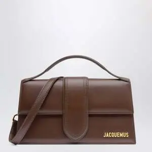 Jacquemus The Large Bambino Leather Bag - Brown