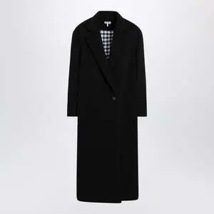 Loewe Wool And Cashmere Coat - Black