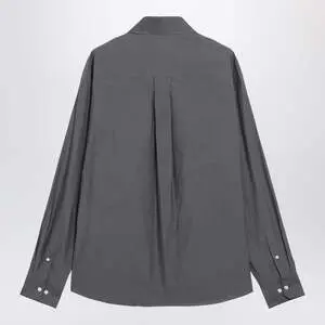 LEMAIRE Grey Shirt In Cotton And Silk