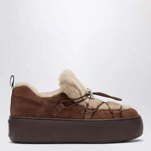 ROGER VIVIER Beige Viv' Up Suede Ankle Boot