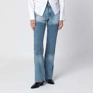 Our Legacy Jeans With Patchwork Panels - Blue