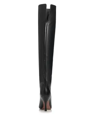 Paris Texas Rose Leather Over-the-knee Boots
